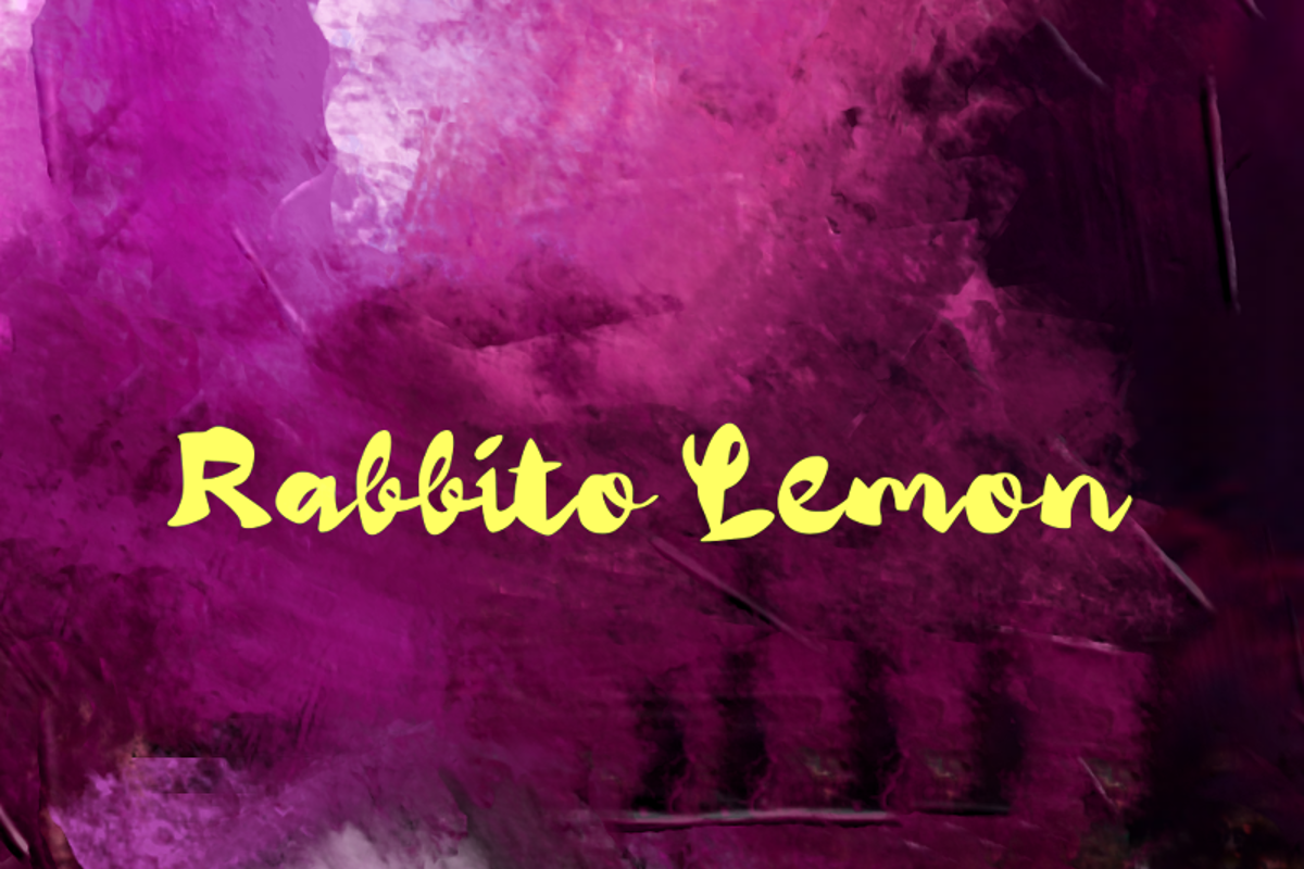 Rabbito Lemon Font | wepfont | FontSpace