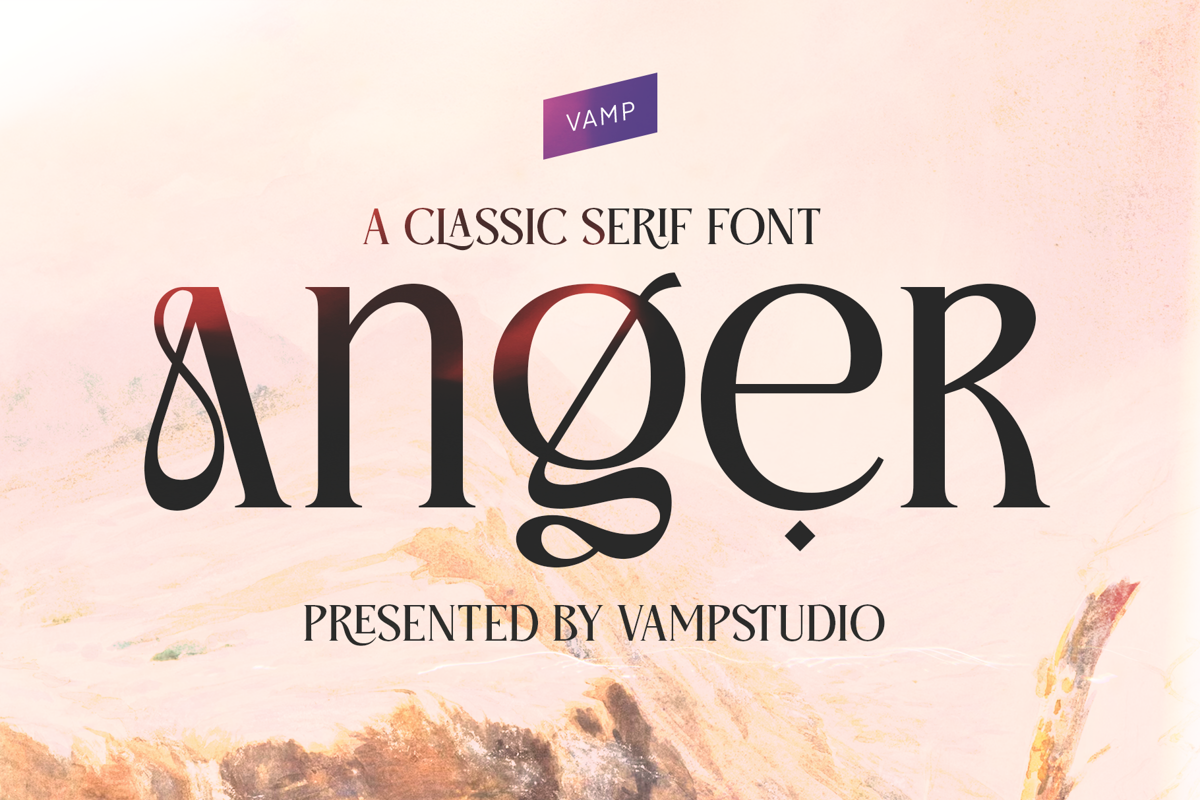 Anger Font | Vampstudio | FontSpace