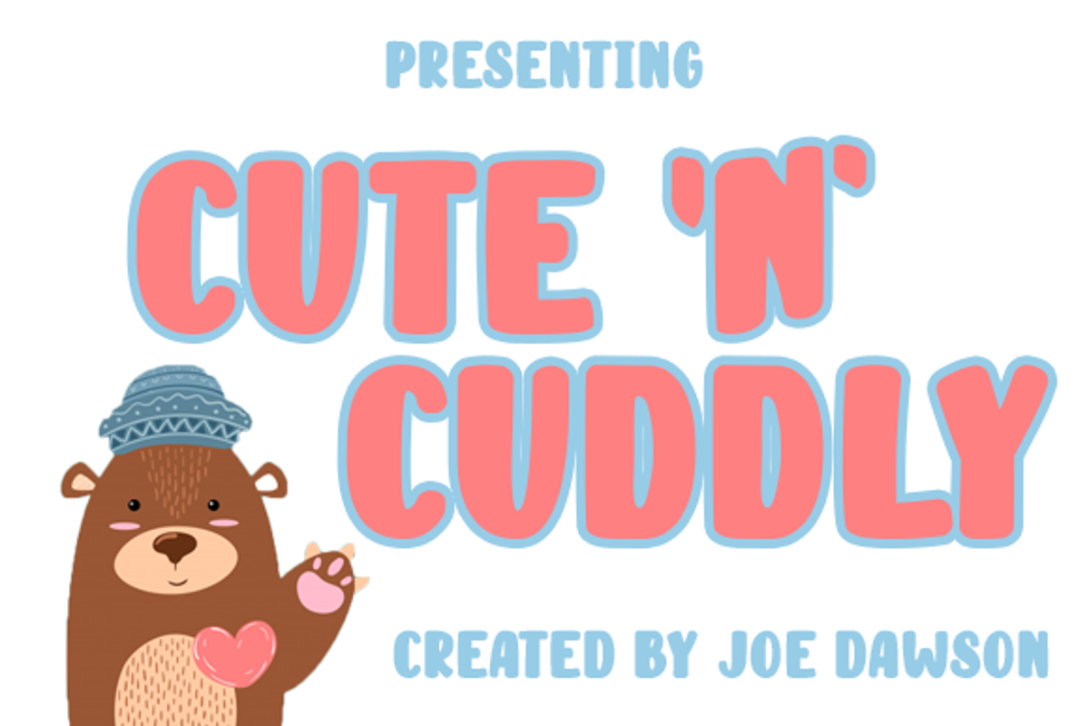 Cute 'n ' Cuddly Font - Free Download