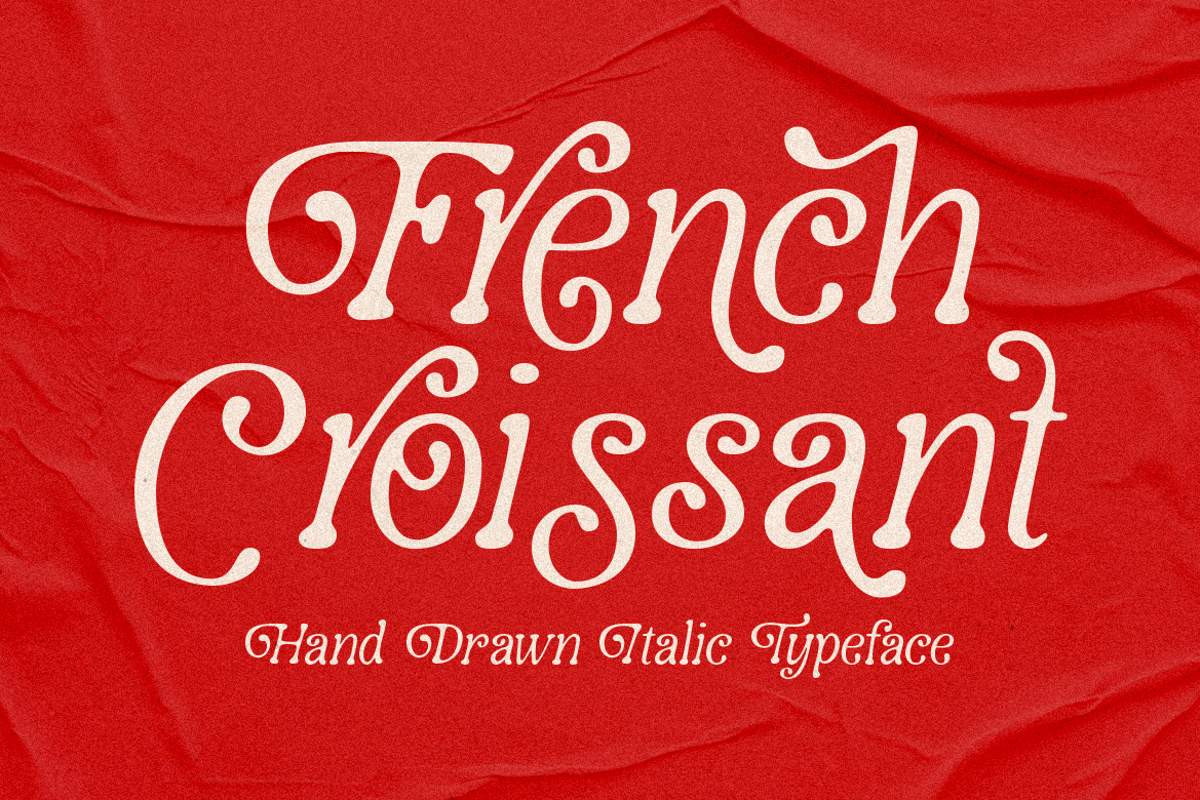 French Croissant Font - Free Download