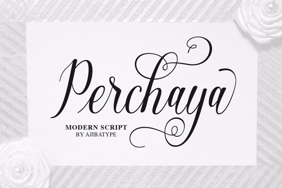 Perchaya Script Font - Free Download