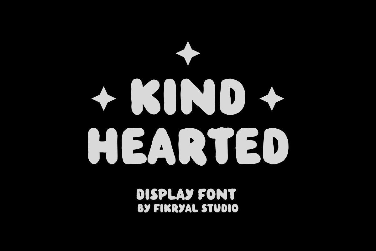 Kind Hearted Font | fikryalstudio | FontSpace