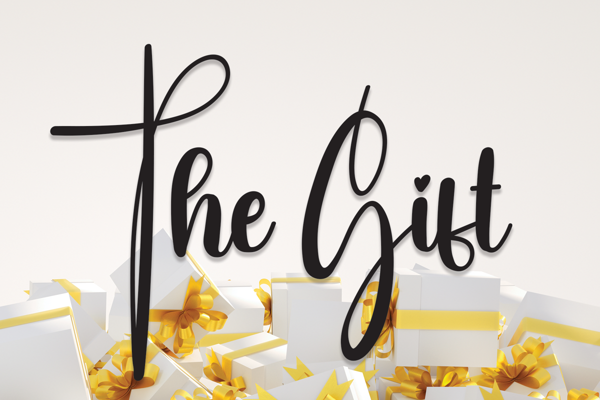 The Gift Font | scratchones_creative | FontSpace