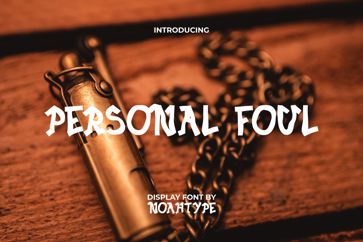 Personal Foul Font | noahtype | FontSpace