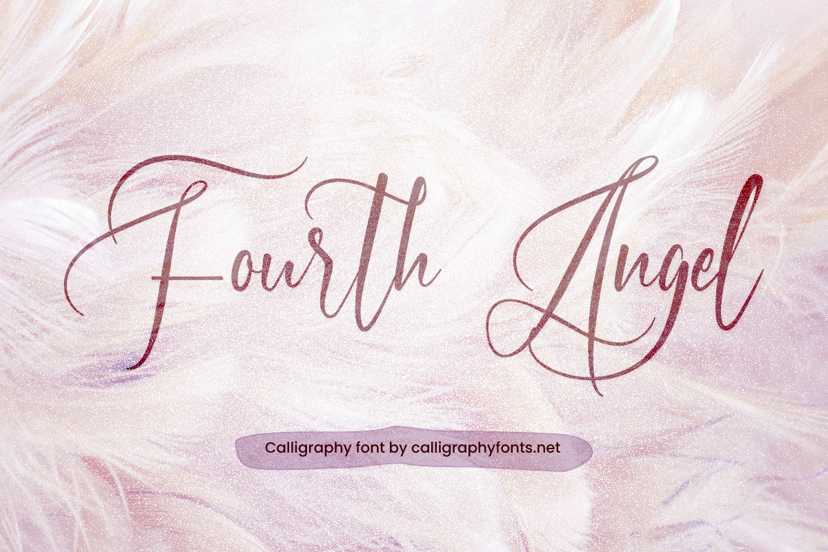 Fourth Angel Font | CalligraphyFonts.net | FontSpace