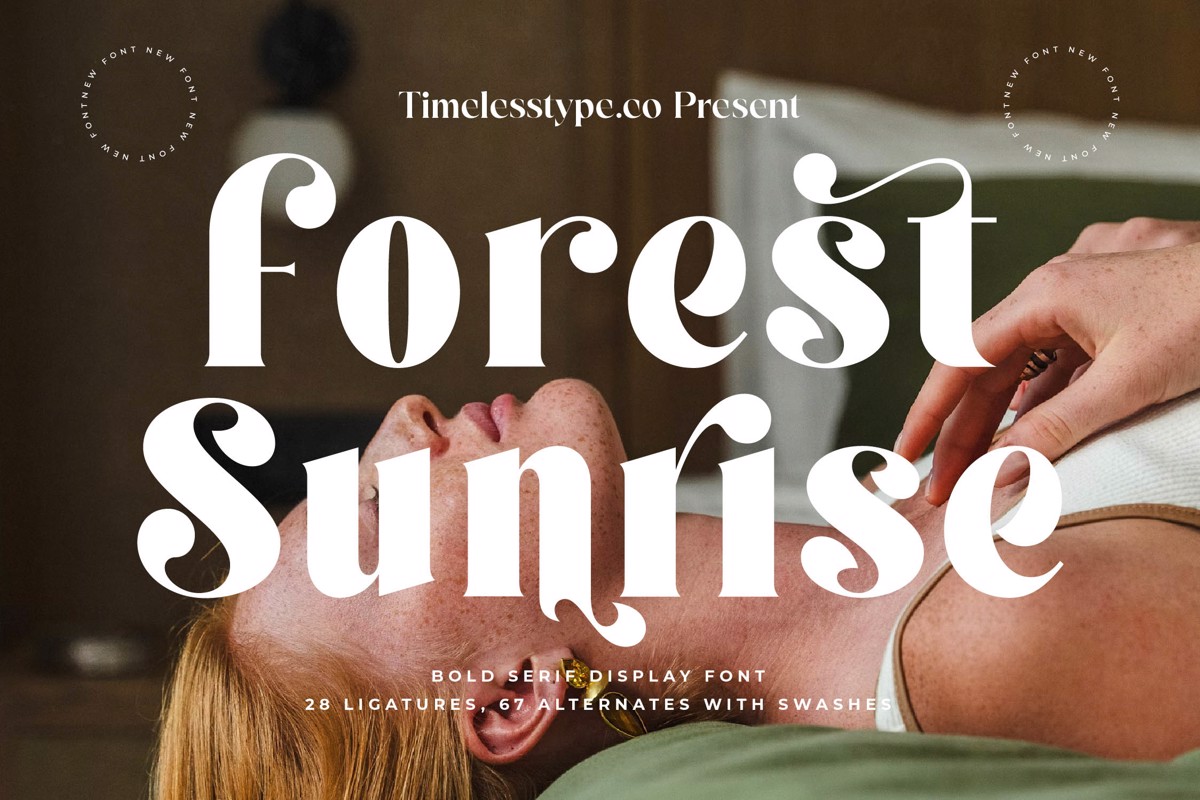Forest Sunrise Font - Free Download
