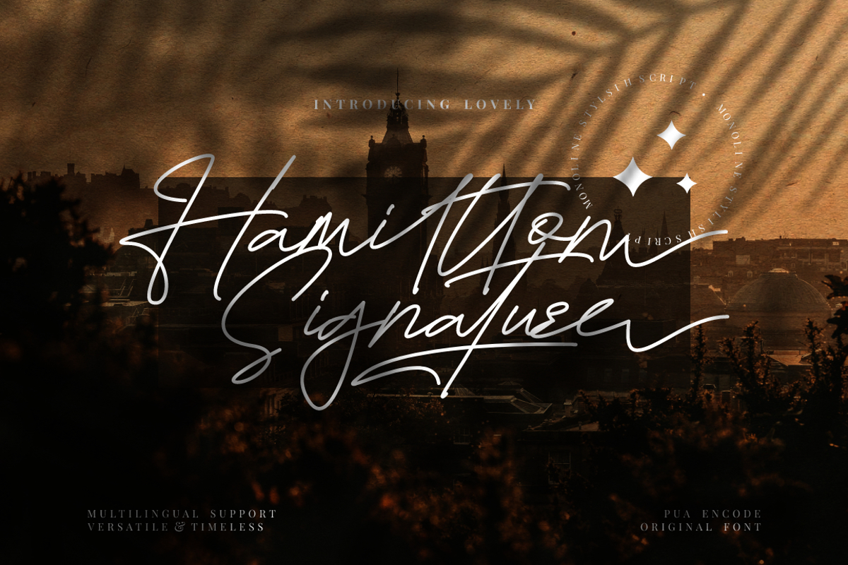 Hamiltton Signature Font | FinTypeStudio | FontSpace
