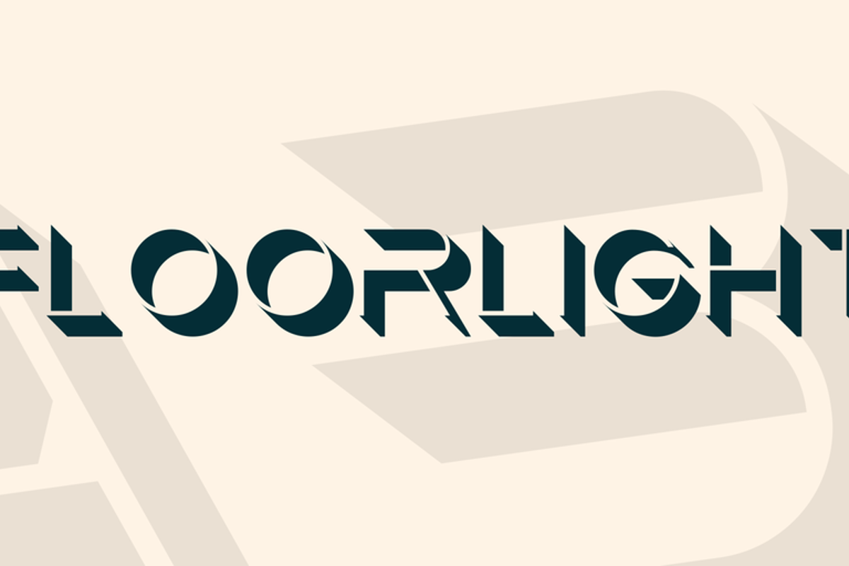 Floorlight Font - Free Download