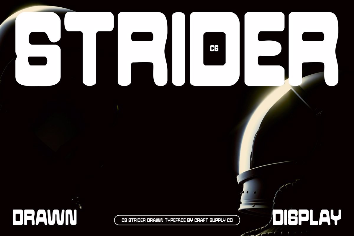 CS Strider Drawn Font - Free Download