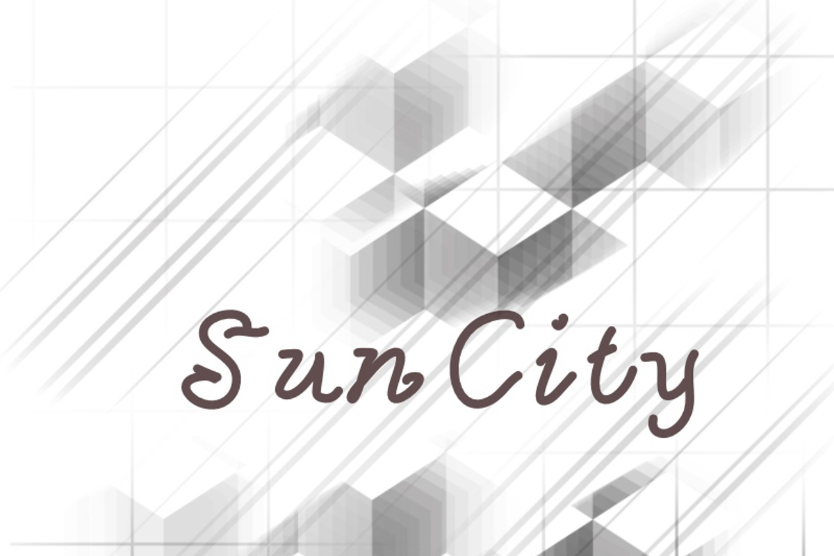 Sun City Font - Free Download