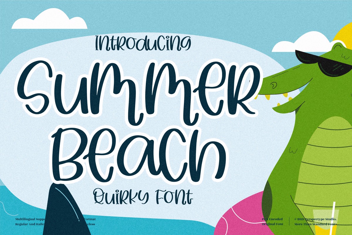 Summer Beach Font | Perspectype Studio | FontSpace