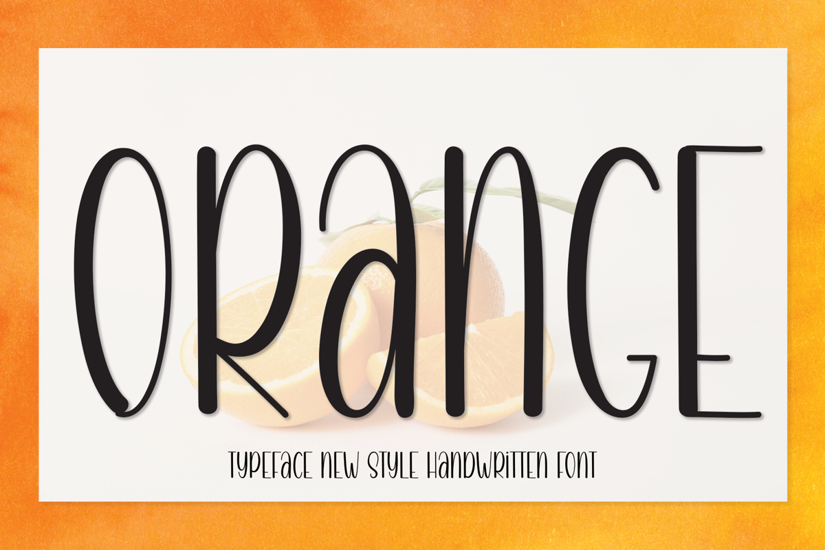 ORANGE Font | scratchones_creative | FontSpace
