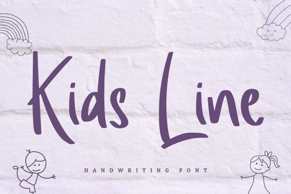 Kids Line Font | Sakha Design | FontSpace