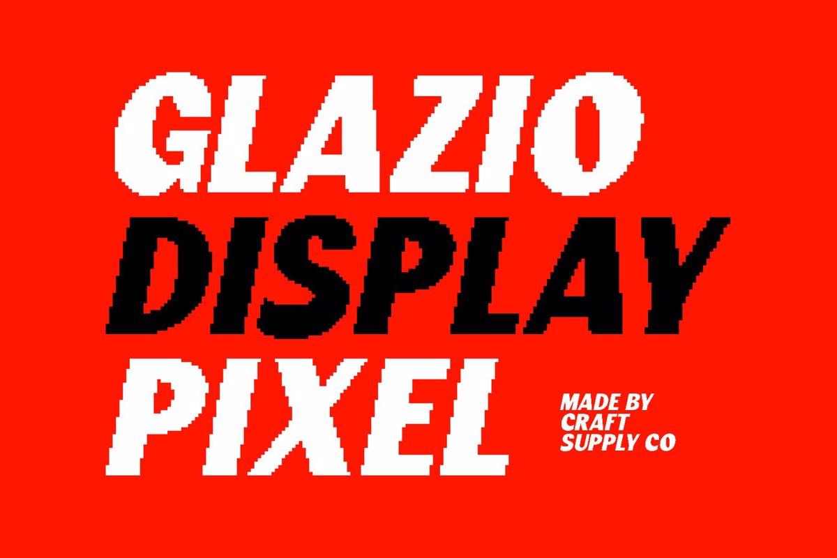 Glazio Pixel Font - Free Download