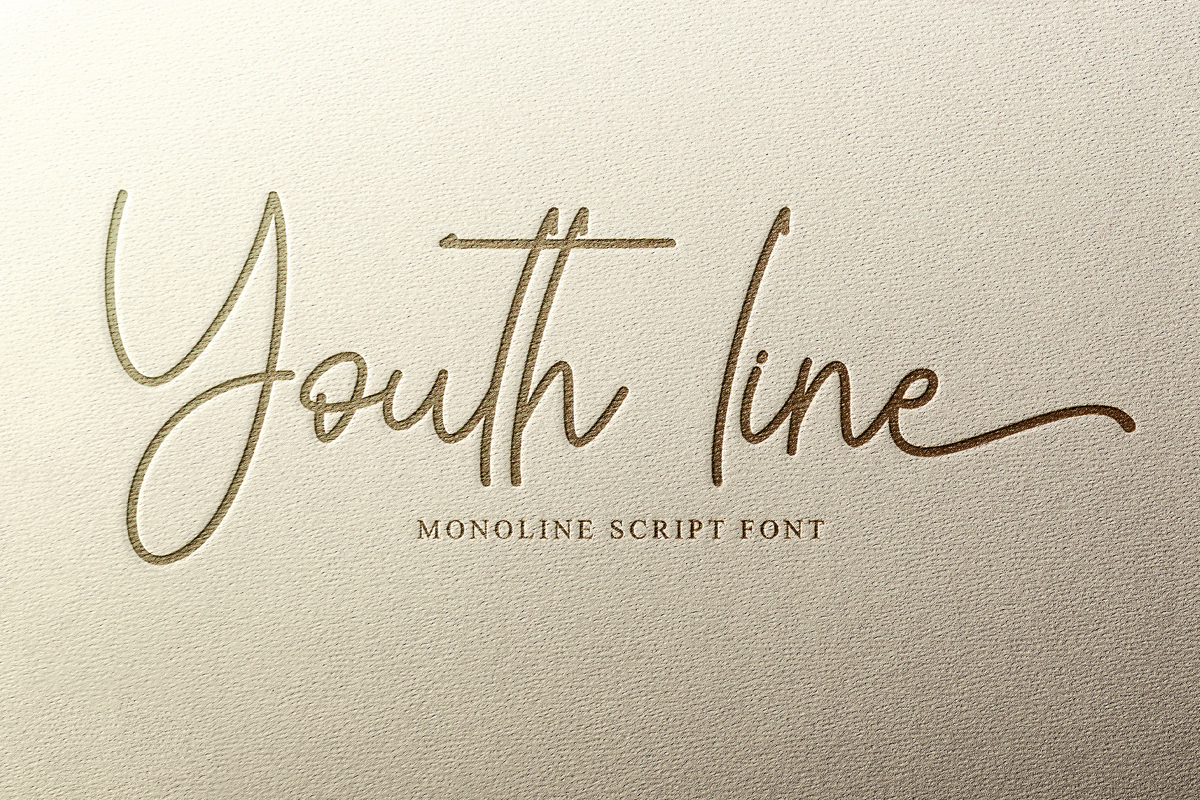 Youth line Font - Free Download