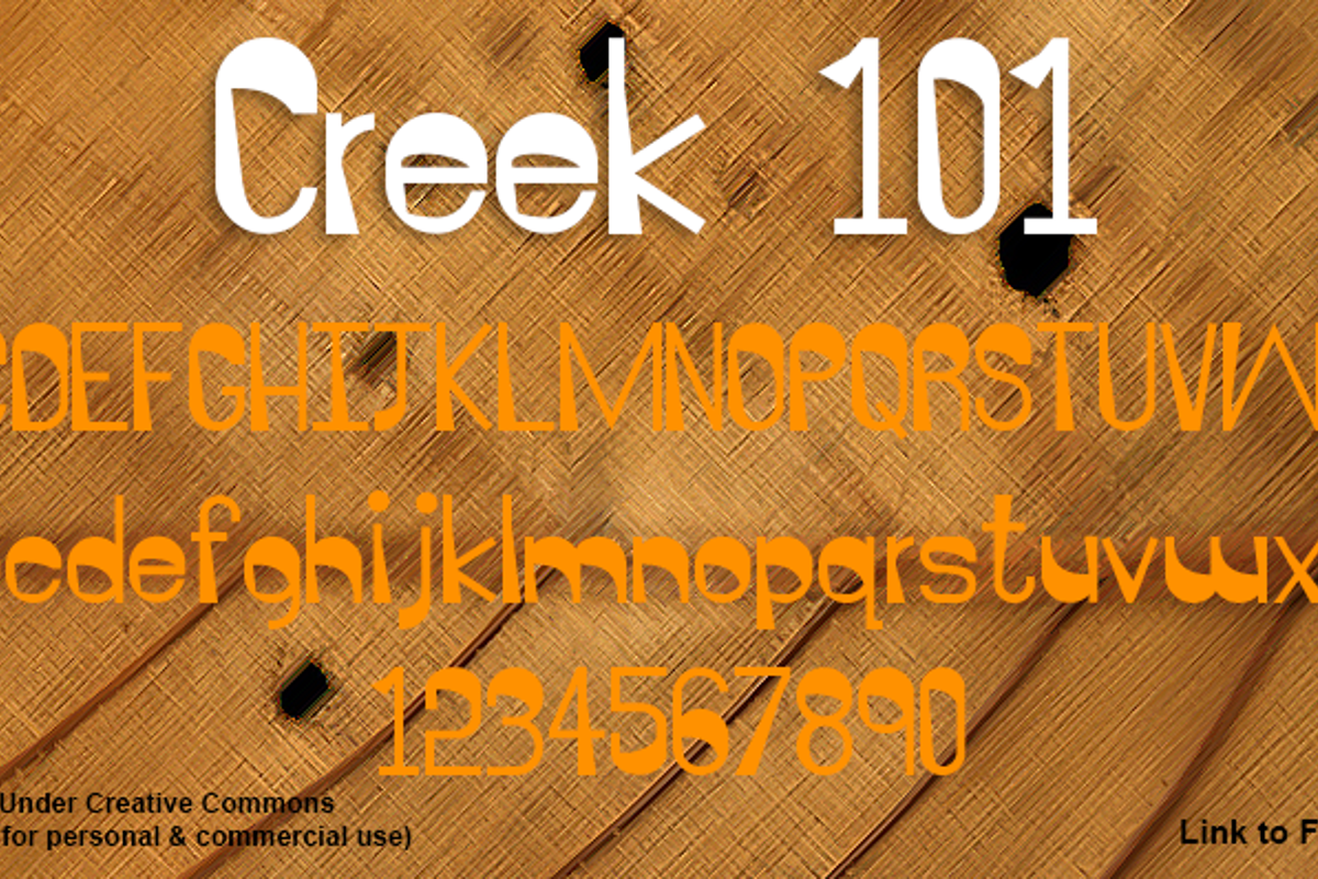 Creek 101 Font - Free Download