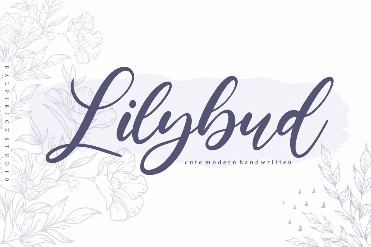 Lilybud Font | balpirick | FontSpace