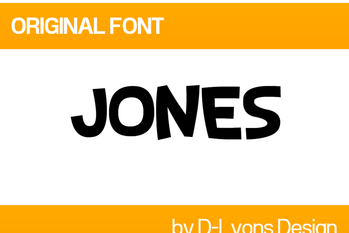Jones Font - Free Download