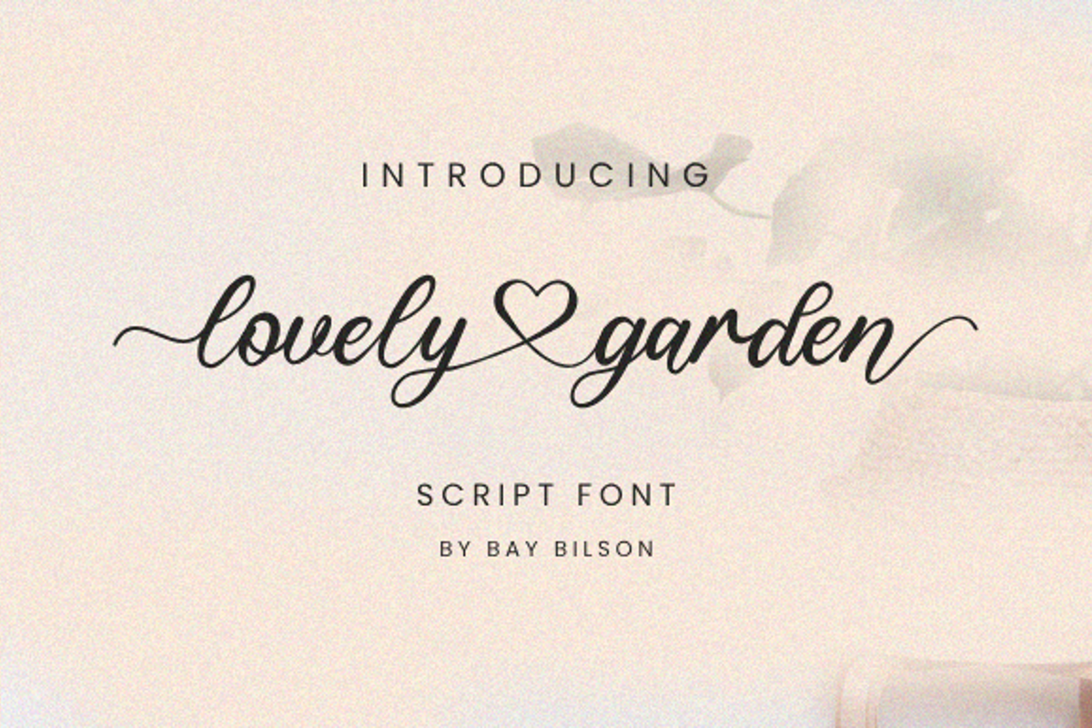 Lovely Garden Font - Free Download