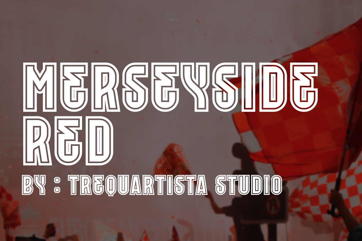 Merseyside Red Font | Studio TRQ | FontSpace
