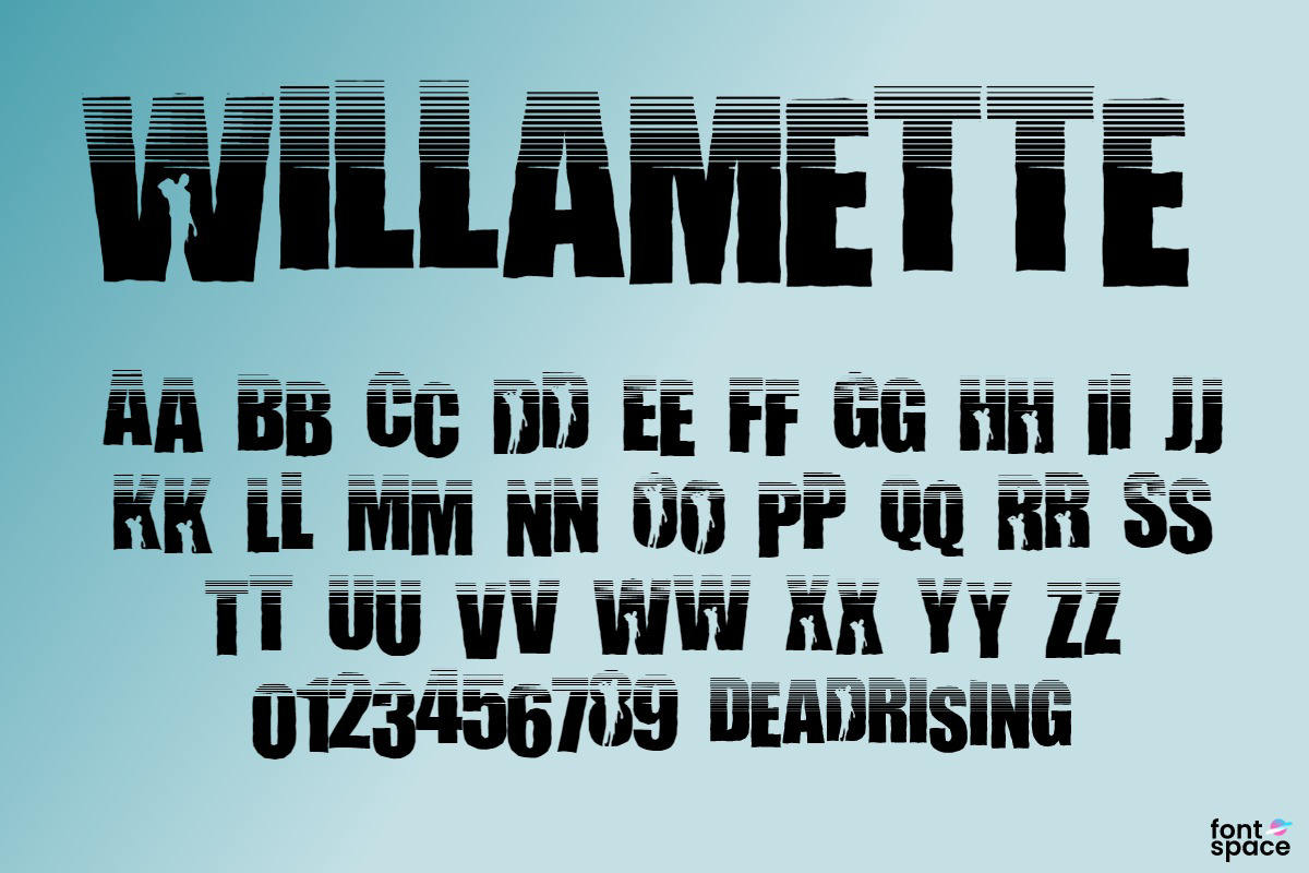 Willamette Font | TracerTong Fontworks | FontSpace