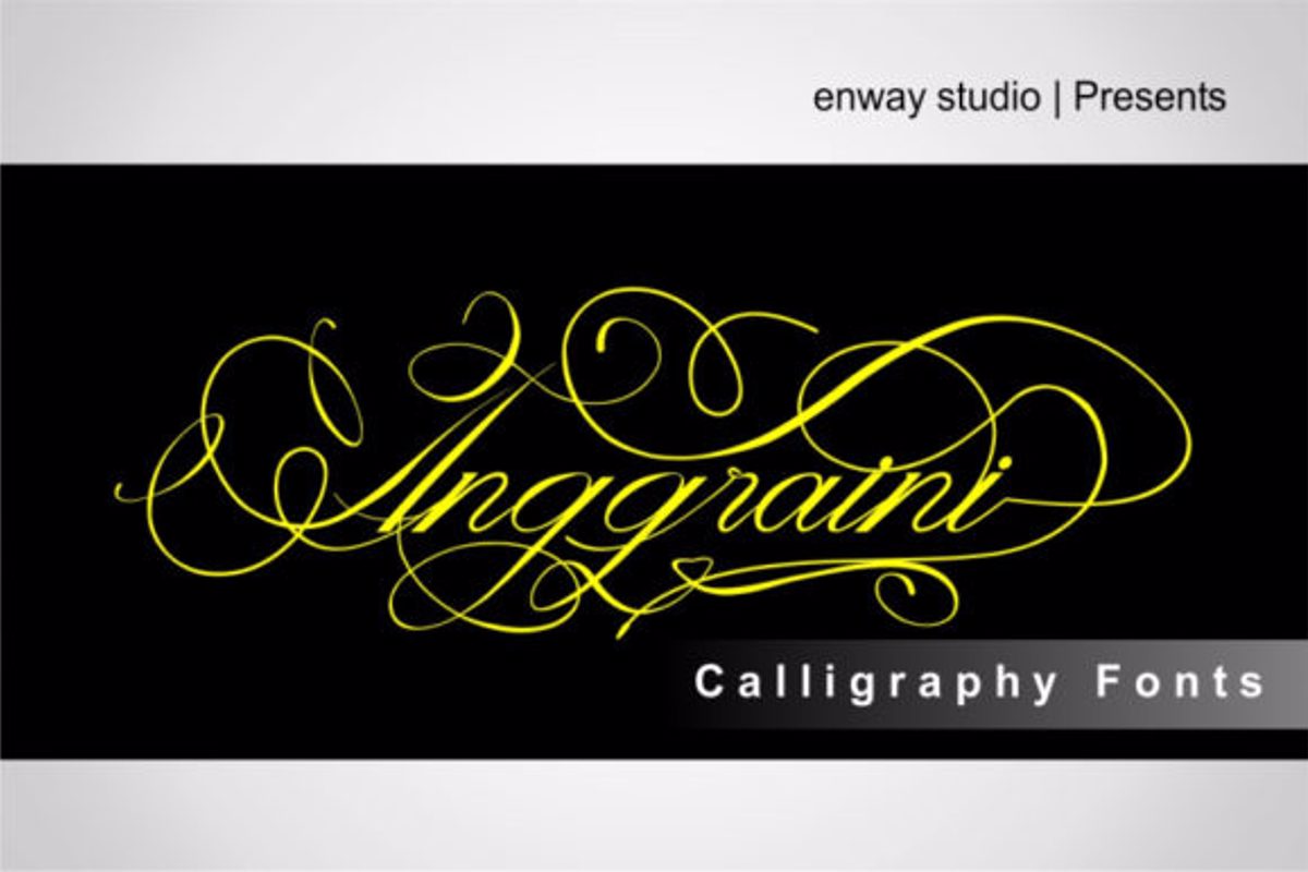 Anggraini Calligraphy Font - Free Download