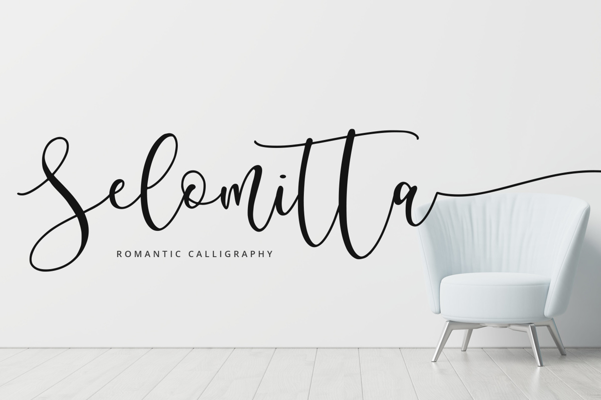Selomitta Font | Abo Daniel | FontSpace