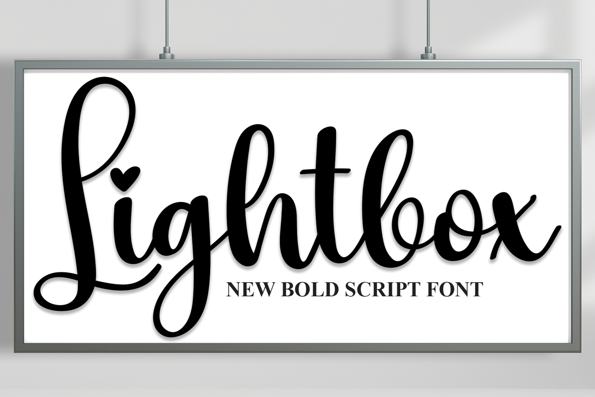 Lightbox Font | scratchones_creative | FontSpace