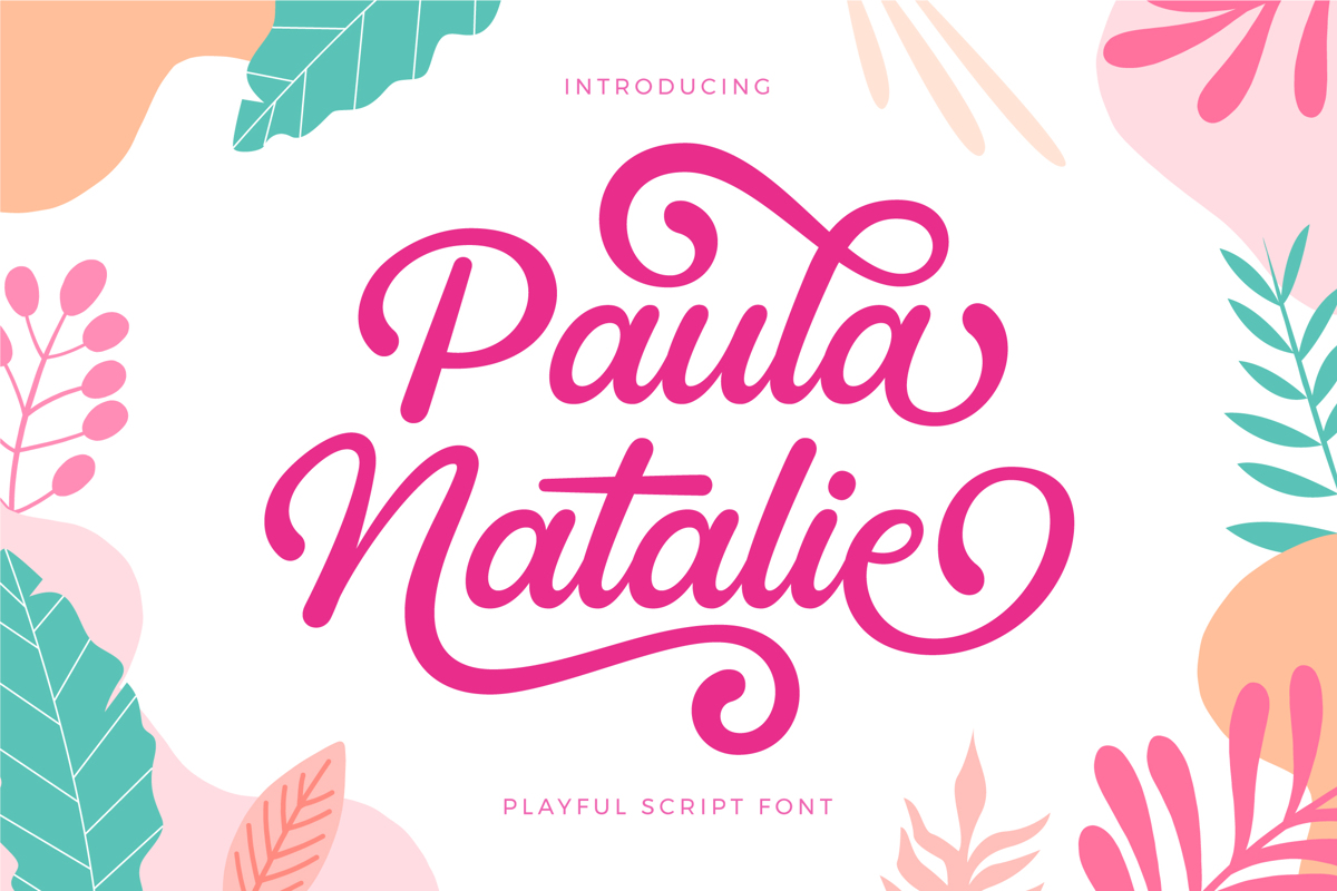 Paula Natalie Font | Grezline Studio | FontSpace