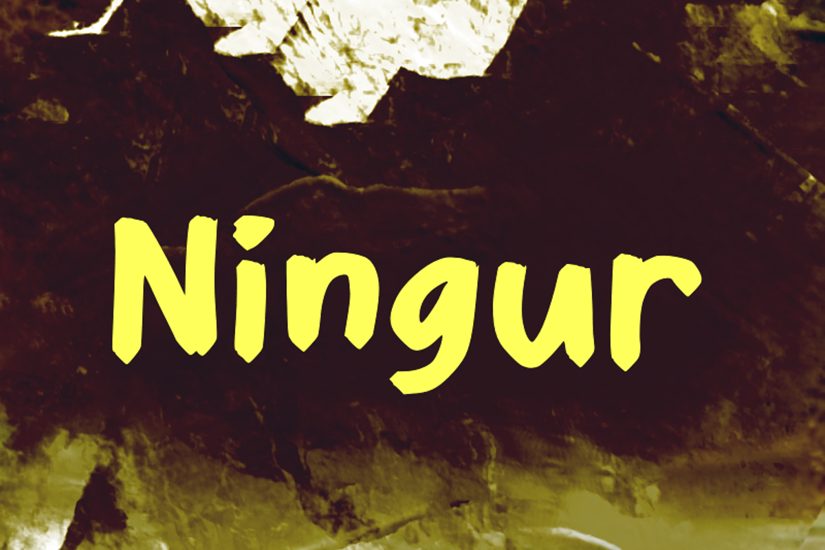 N Ningur Font - Free Download