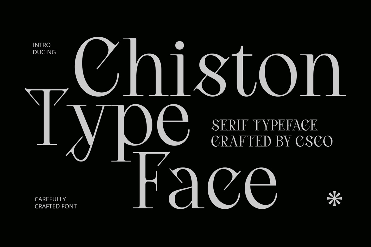 Chiston Font | craftsupplyco | FontSpace