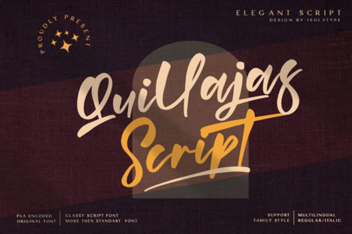 Quillajas Script Font - Free Download