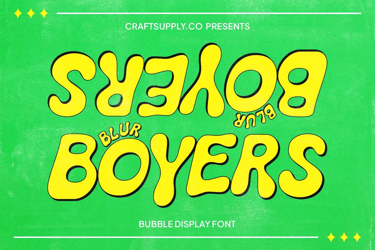 Boyers Blur Font - Free Download