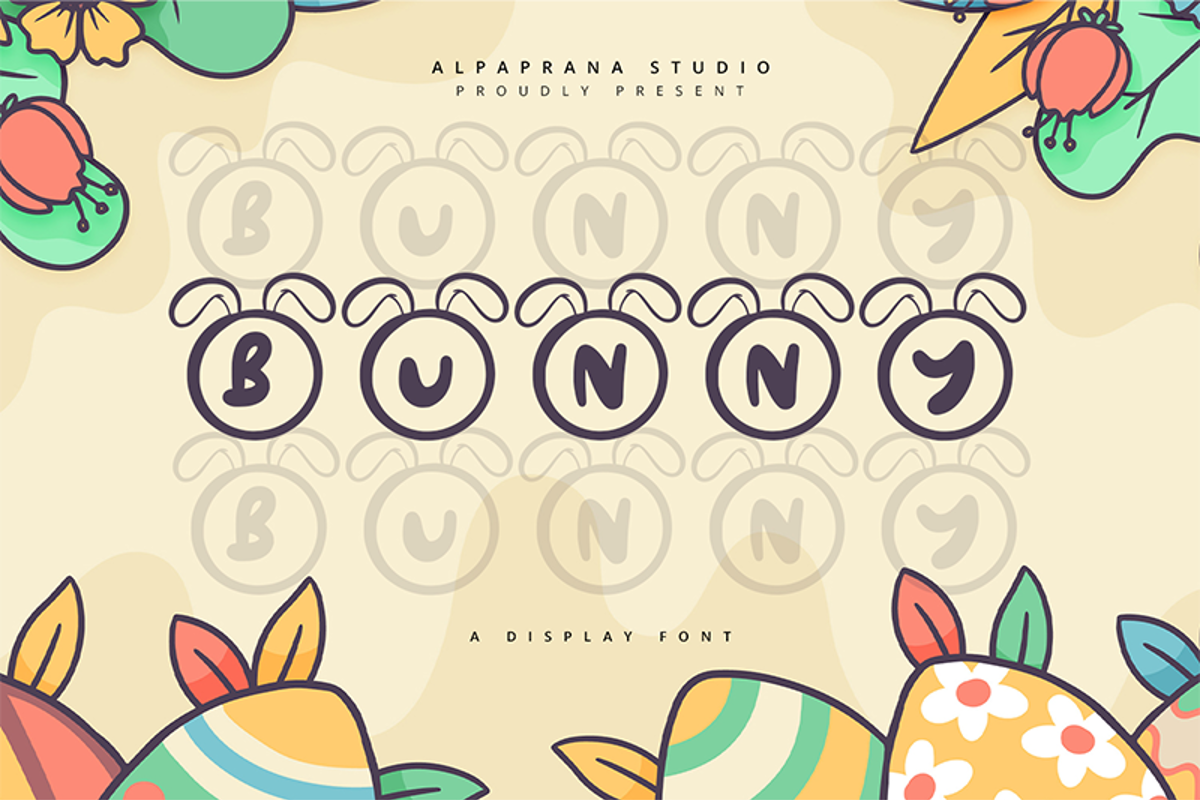 Bunny Font | Alpaprana | FontSpace