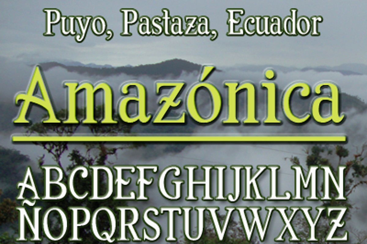 Amazónica Font - Free Download