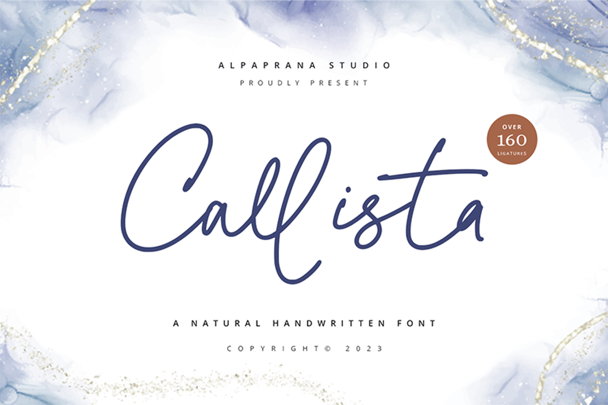 Callista Font | Alpaprana | FontSpace