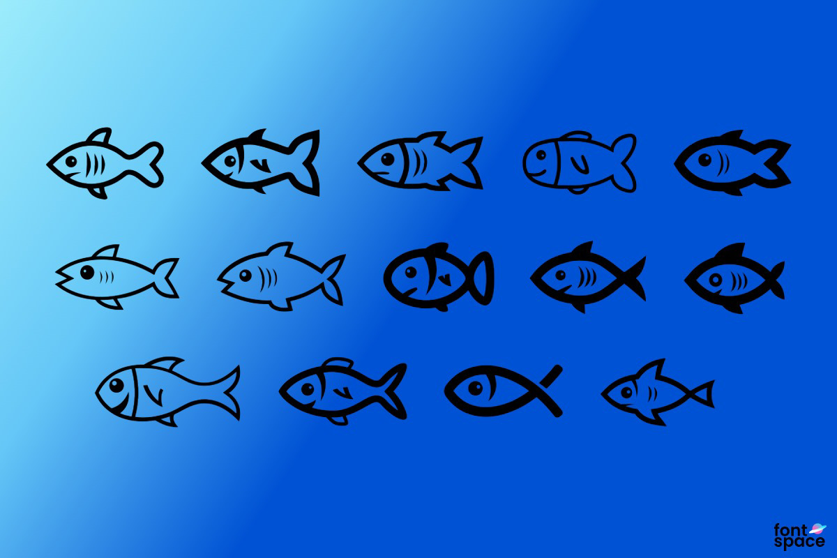 Fishes Font | Vladimir Nikolic | FontSpace