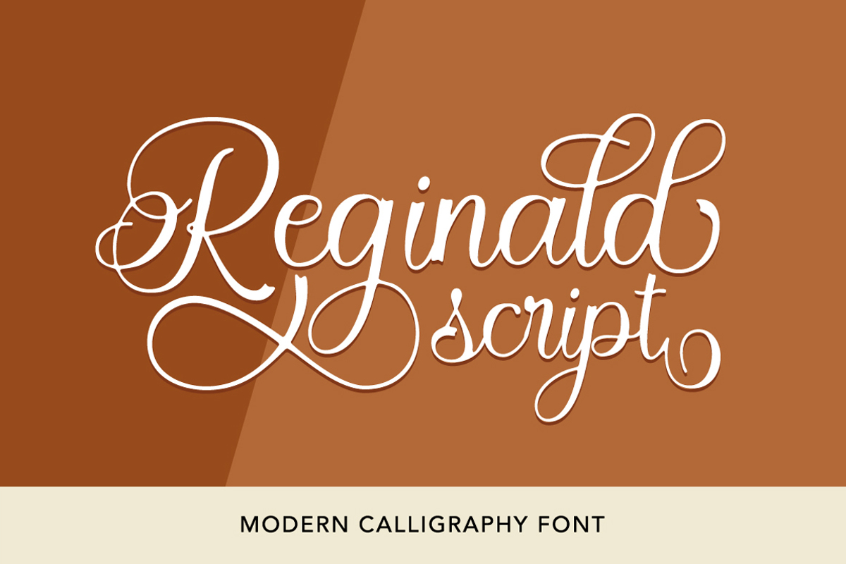 Reginald Script Font | Solidtype | FontSpace