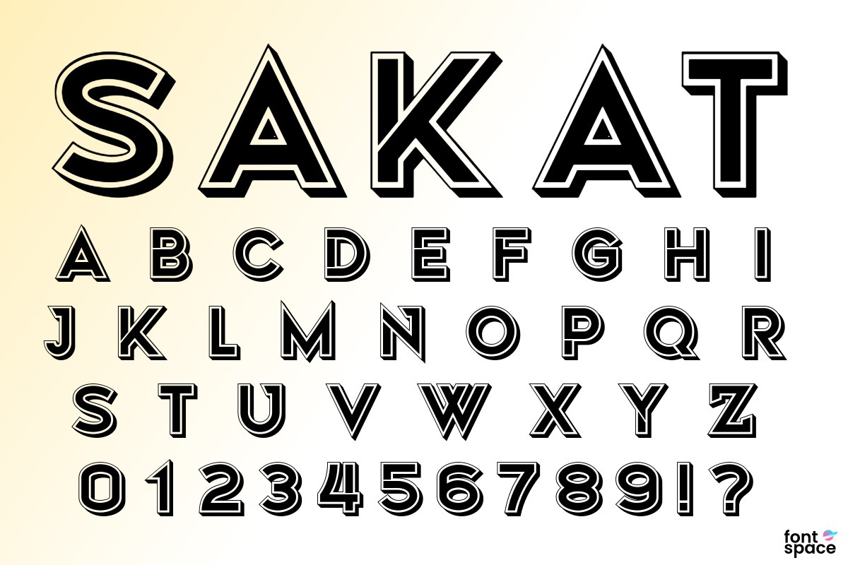 Sakat Font - Free Download