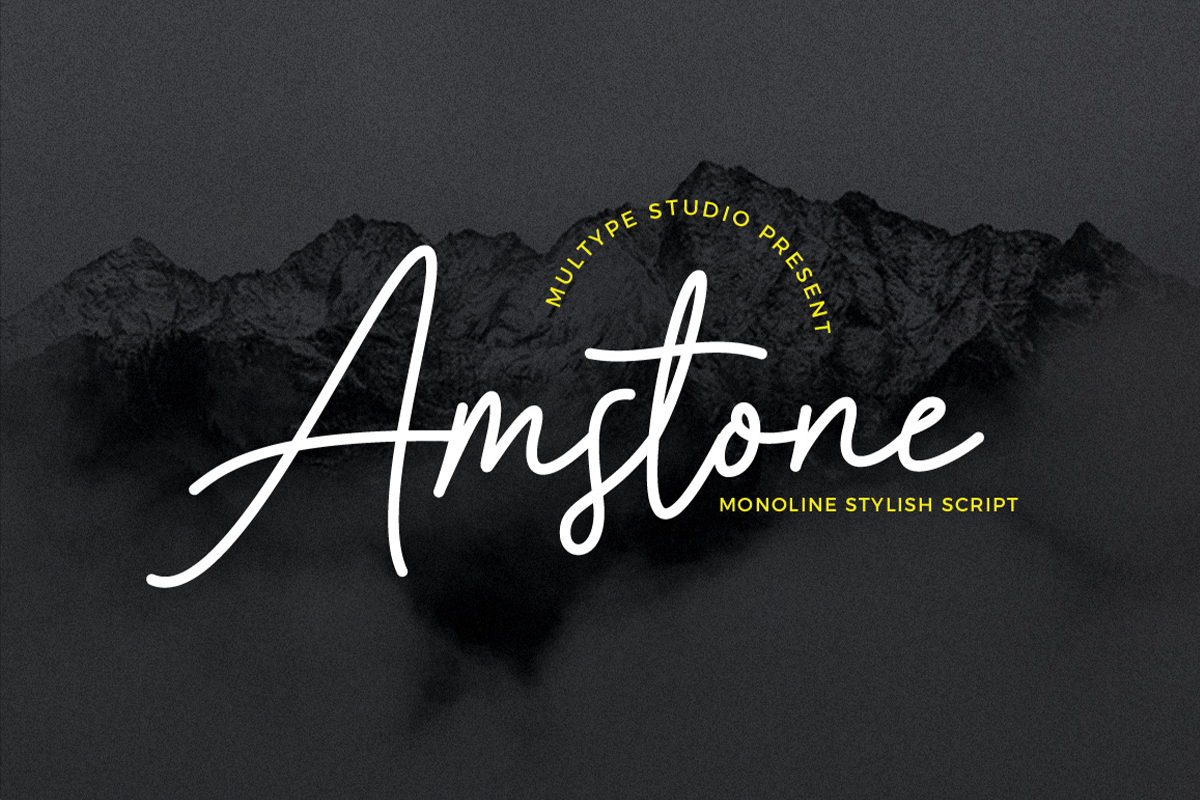 Amstone Font | Multype Studio | FontSpace