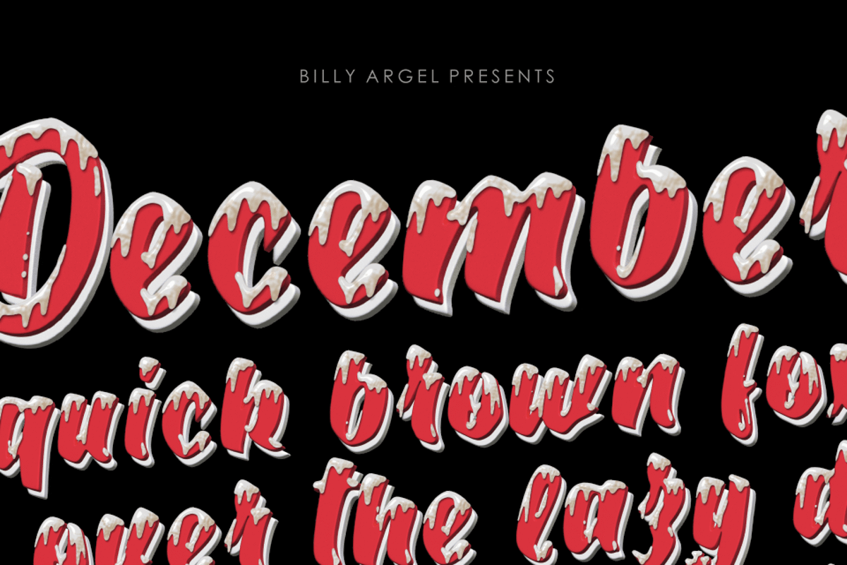 December Gifts Font - Free Download