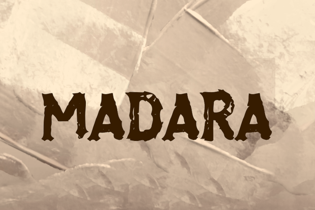M Madara Font | wepfont | FontSpace