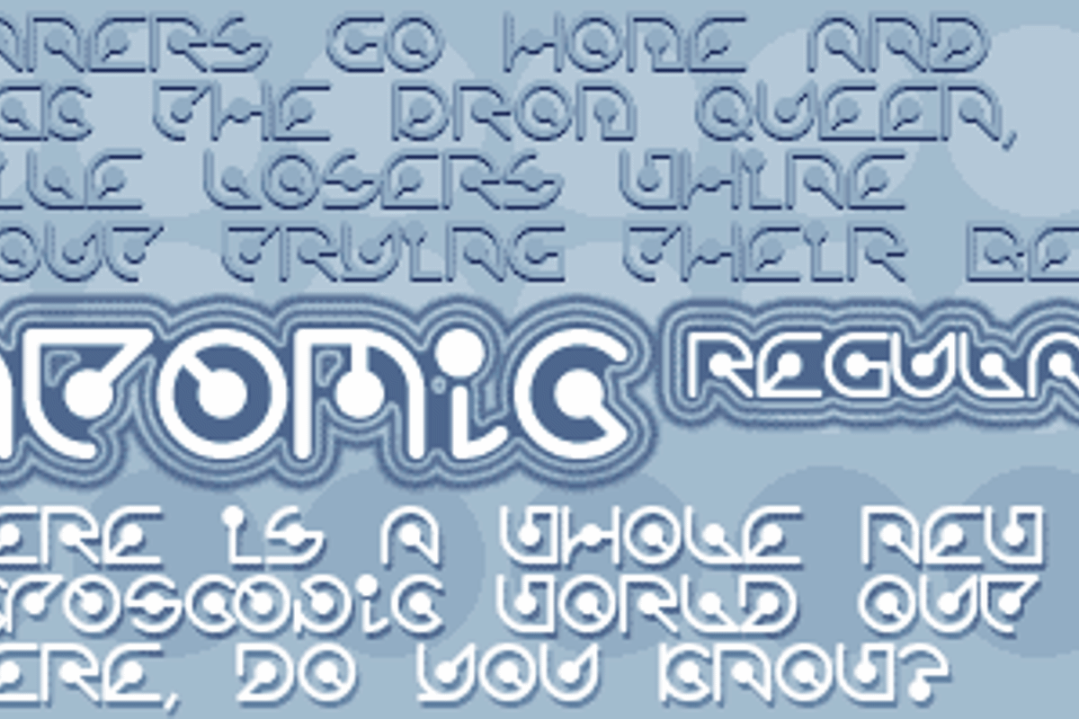Atomic Font - Free Download