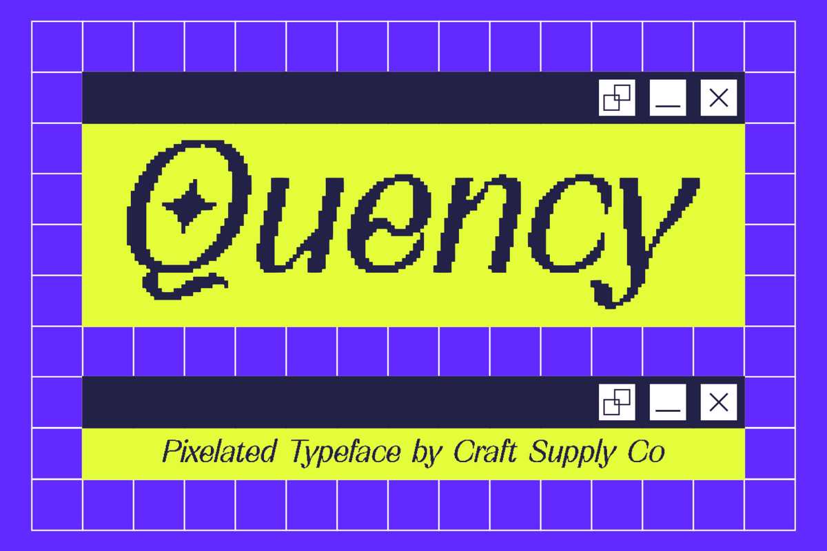 Quency Pixel Font - Free Download