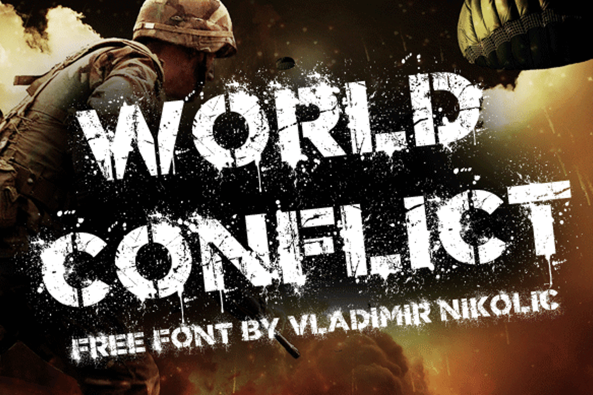World Conflict Font - Free Download