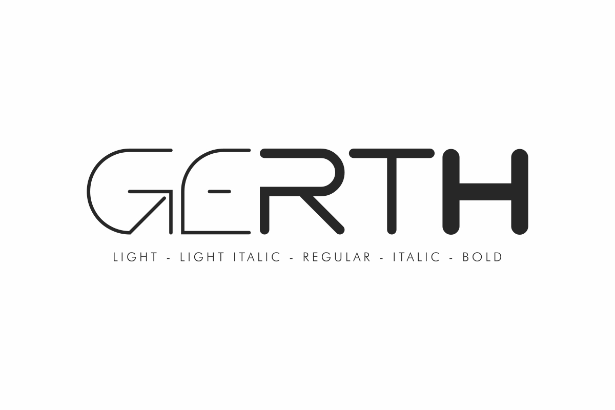 Gerth Font | NihStudio | FontSpace