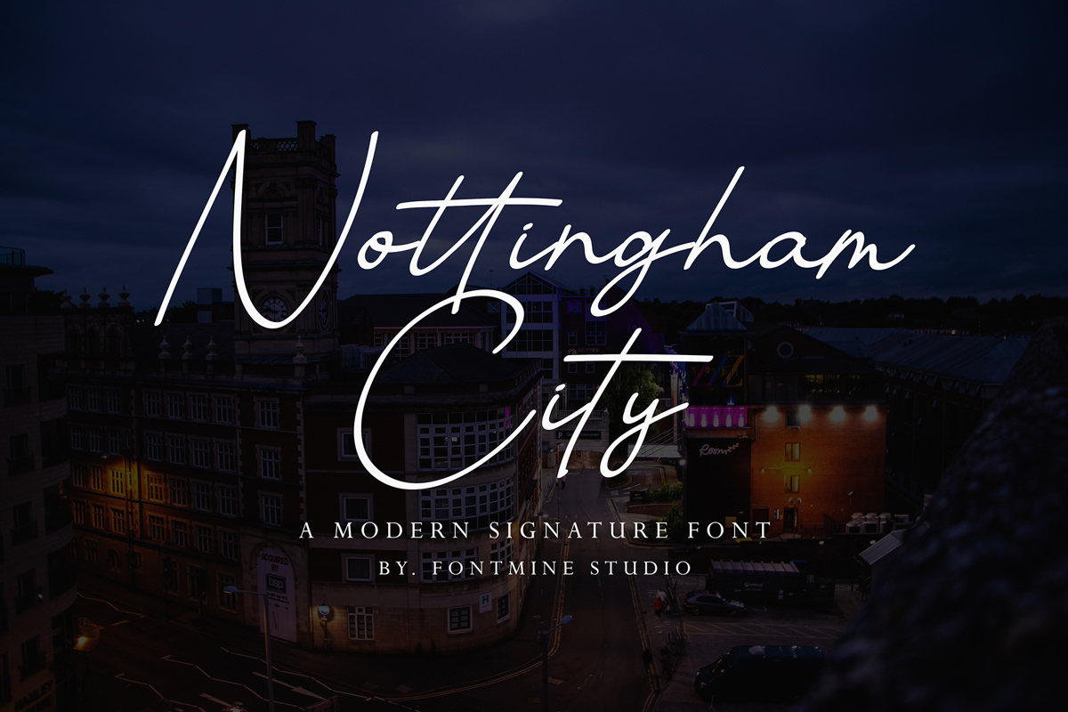 Nottingham City Font - Free Download