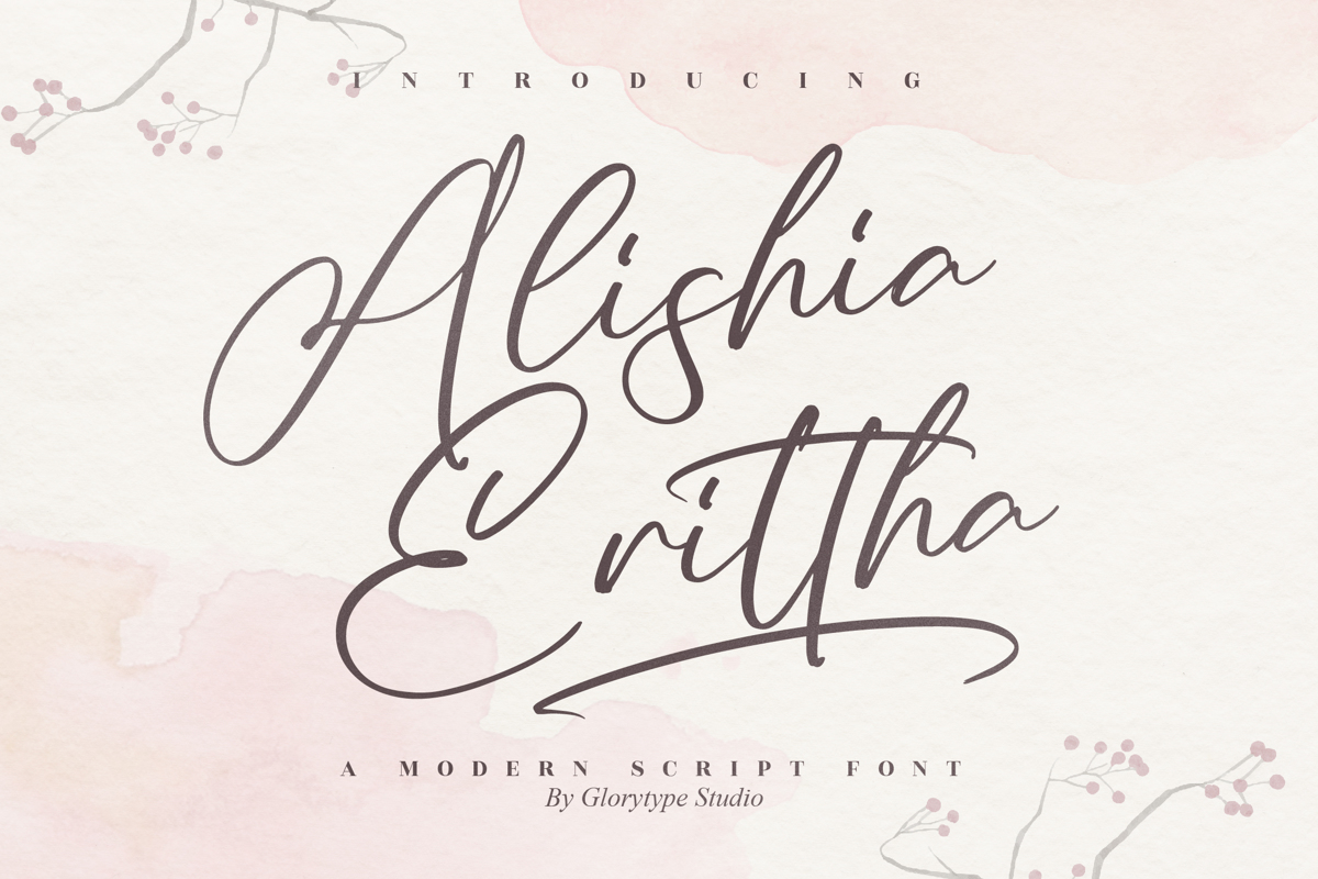 Alishia Erittha Font - Free Download