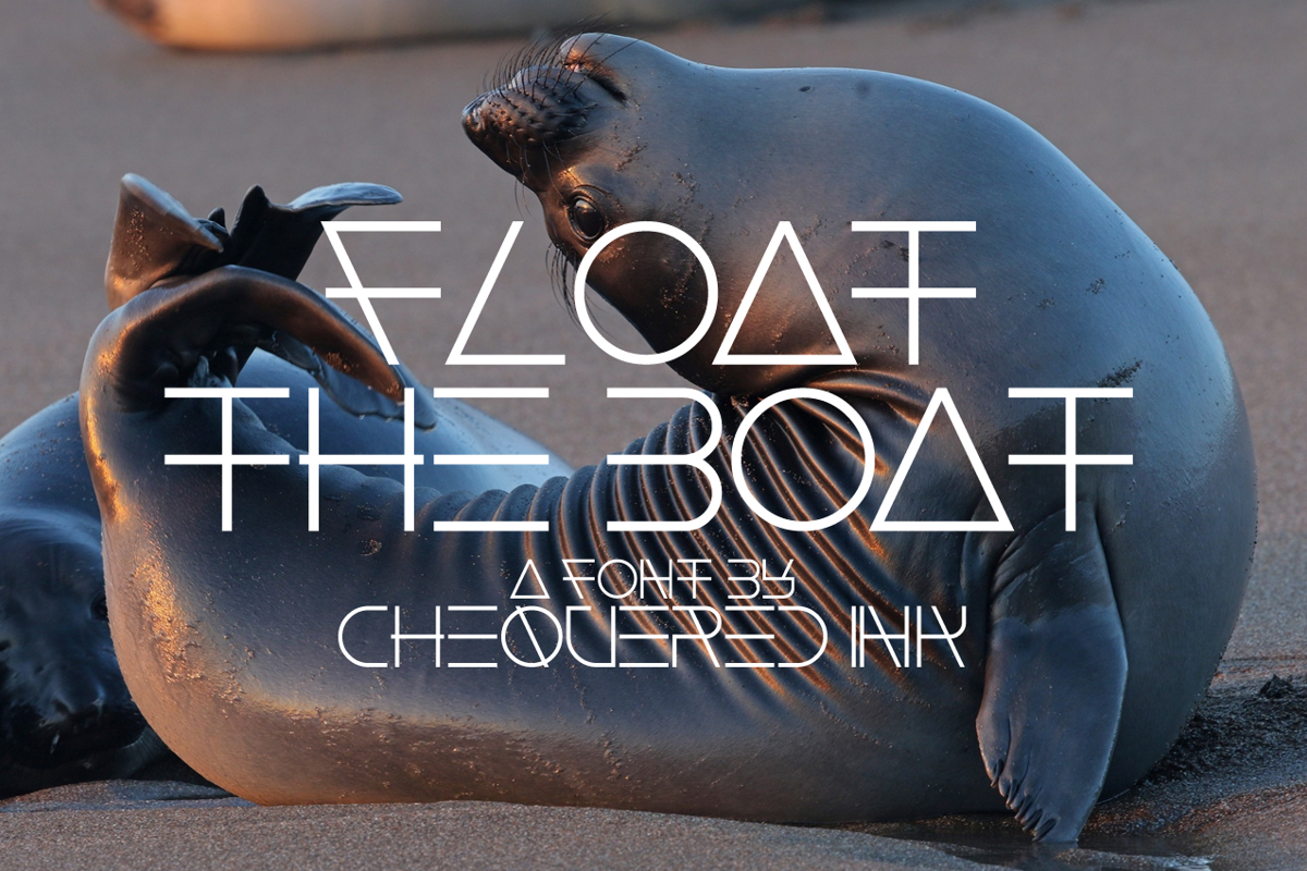 Float The Boat Font | Chequered Ink | FontSpace