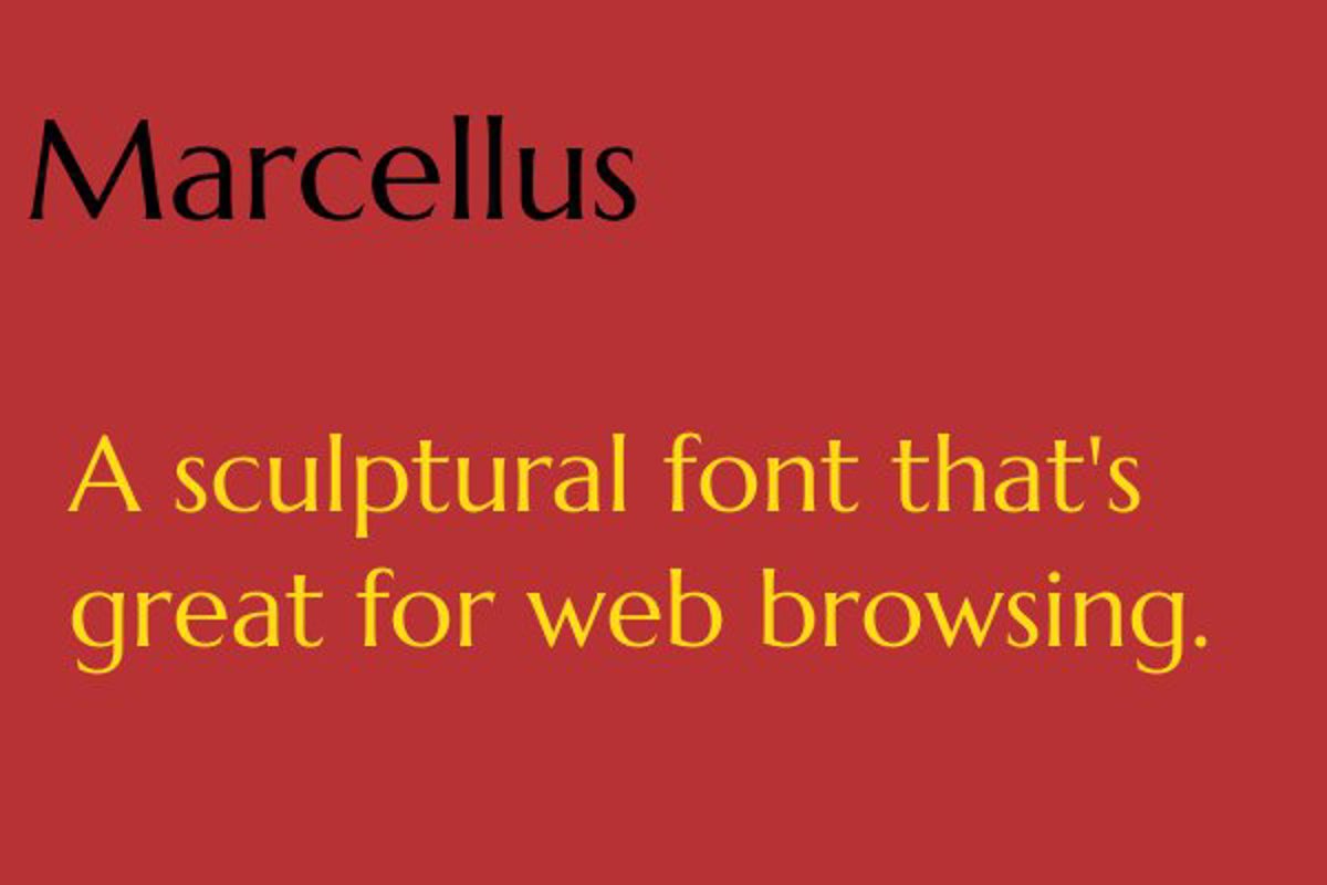 Marcellus Font - Free Download